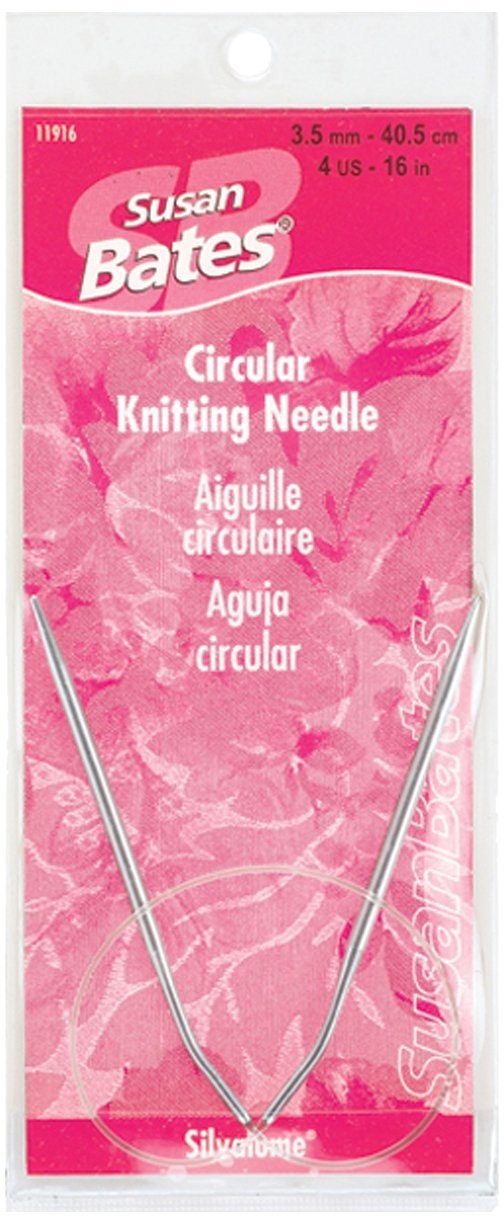 Susan Bates 16-inch Silvalume Circular Knitting Needle, 3.75mm - Etsy
