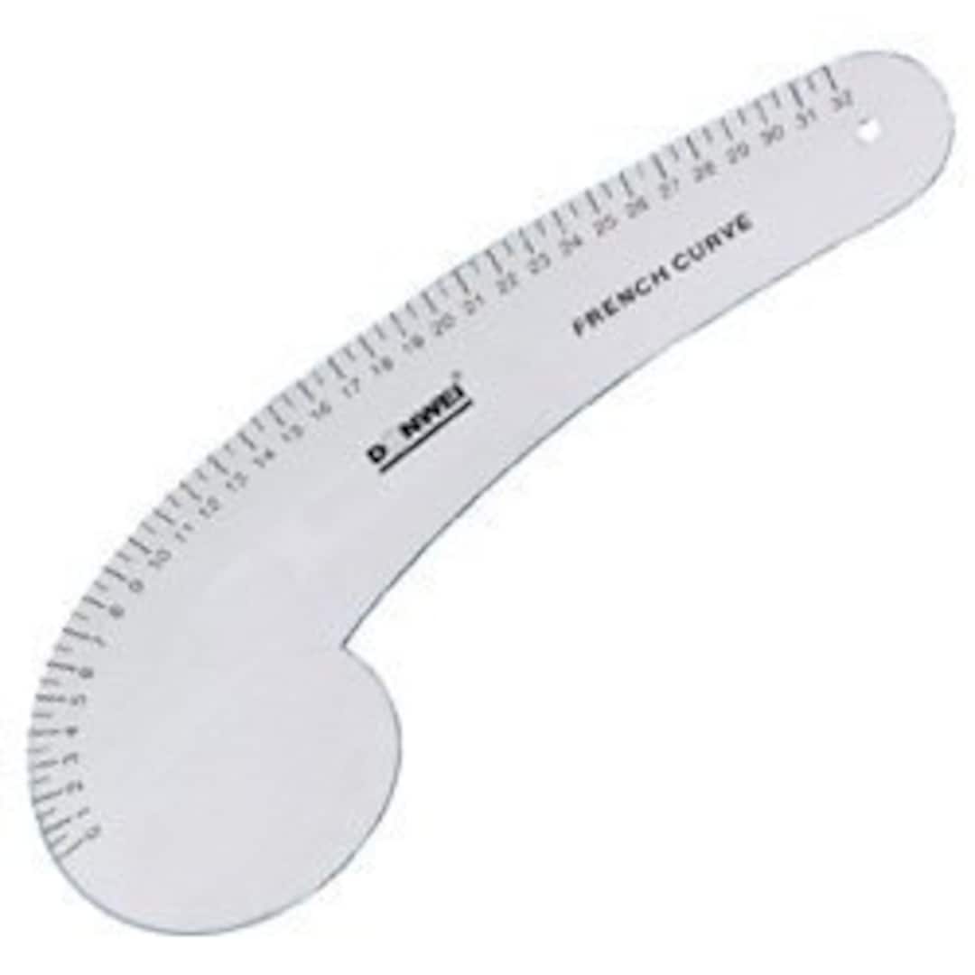 Curve 12" Ruler Metal Measuring Aluminum - Etsy