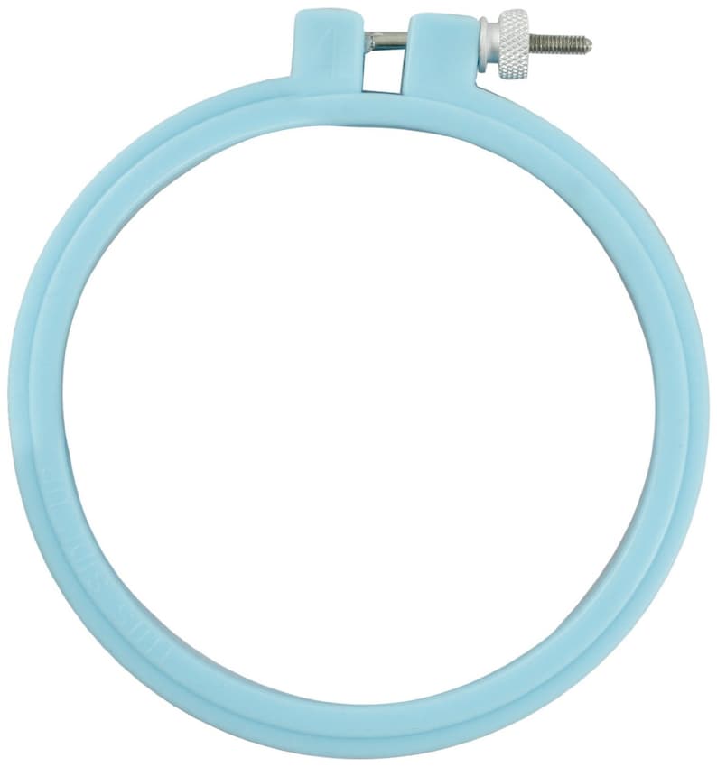 Susan Bates Hoop-la 4" Embroidery Hoop and Frame, Light Blue - Etsy