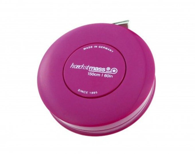 Hoechtmass Pocket Roller Tape Measure-magenta-60 Inch/150 Cm-made in ...
