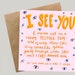 Encouragement Card | I See You Card | Here for You Card | Funny Support ...