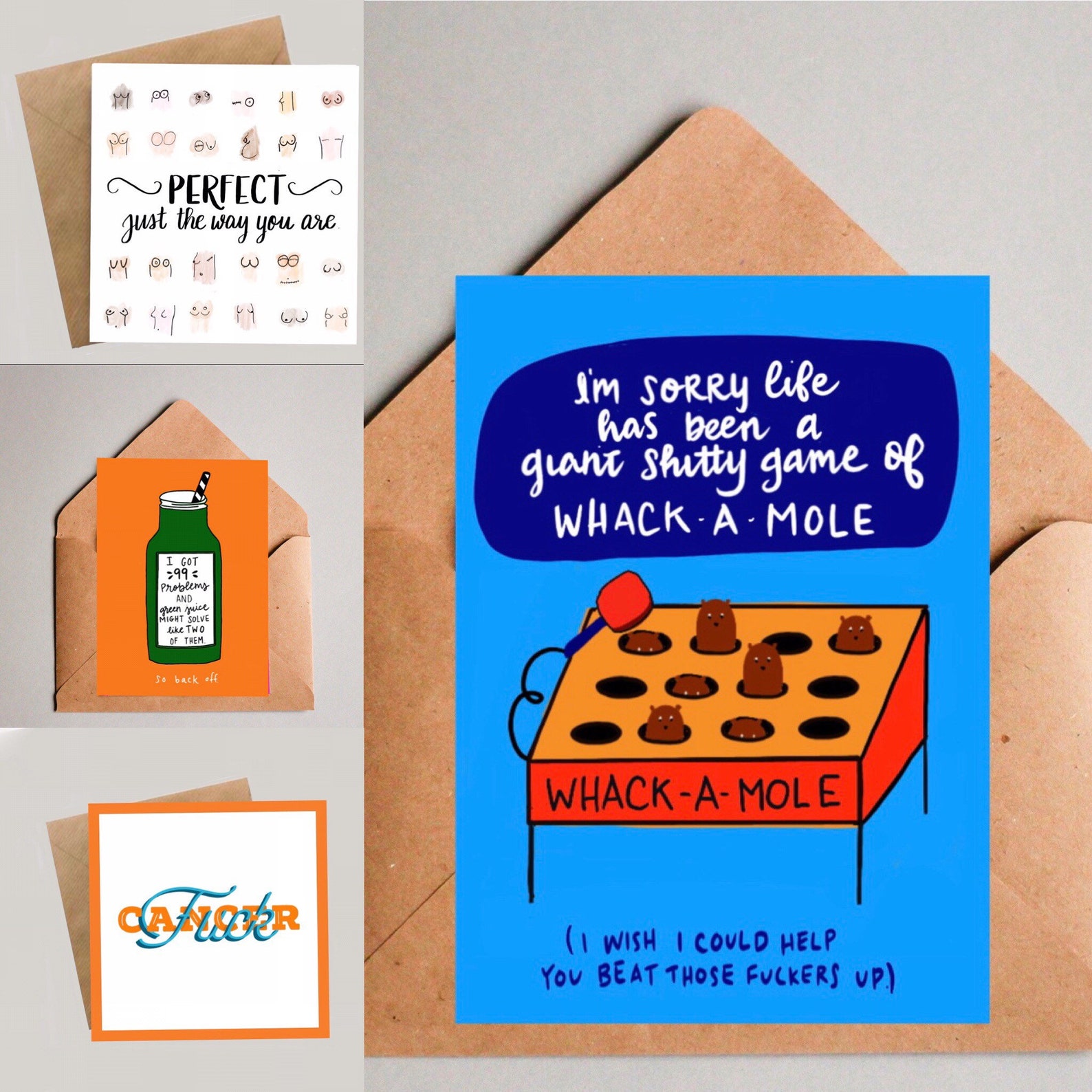 Mix and Match | Any 5 Cards for 20 | Unique Get Well Cards | Empathy ...