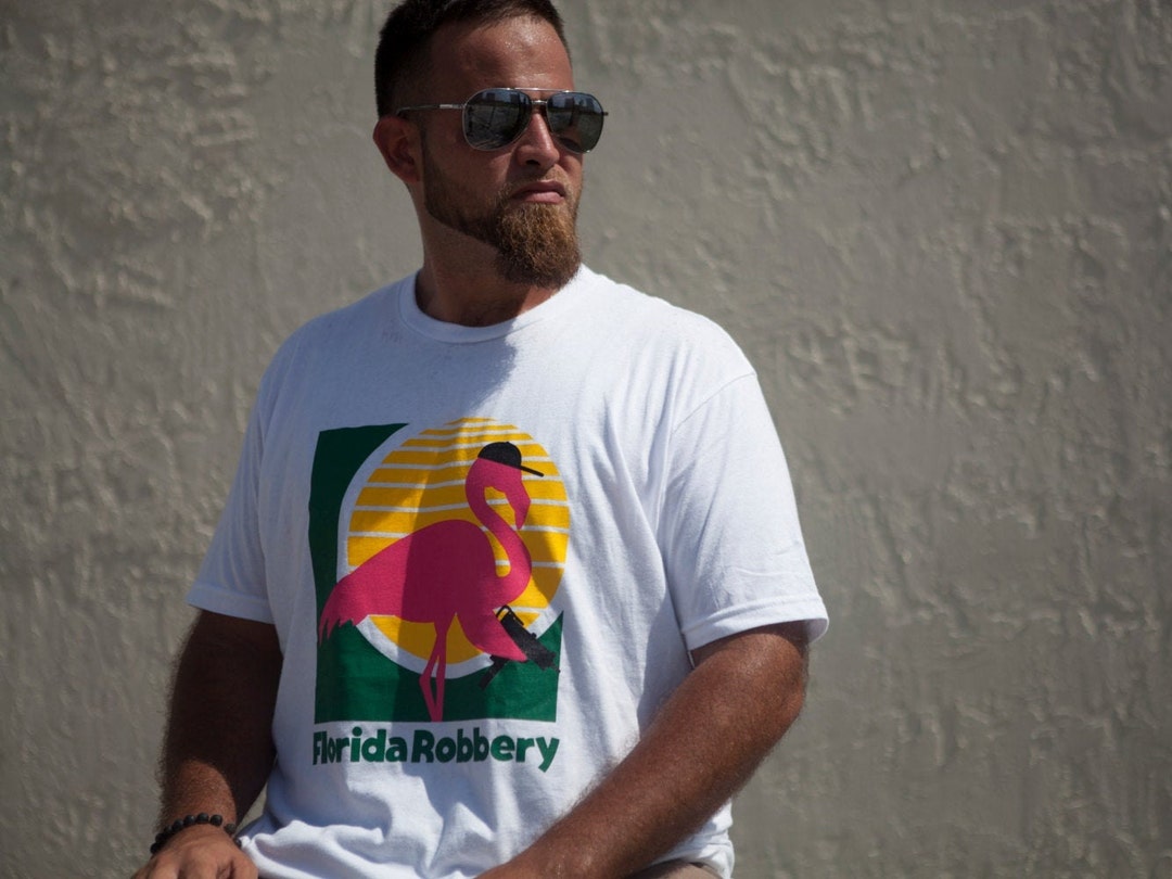 Florida Robbery White T-shirt - Etsy
