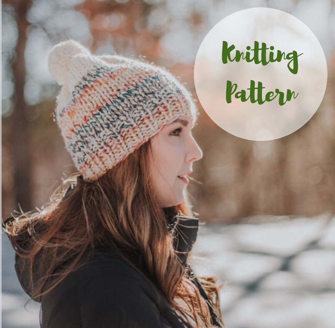 KNITTING PATTERN / / the Lowry Color Block Hat / / Knit Hat | Etsy