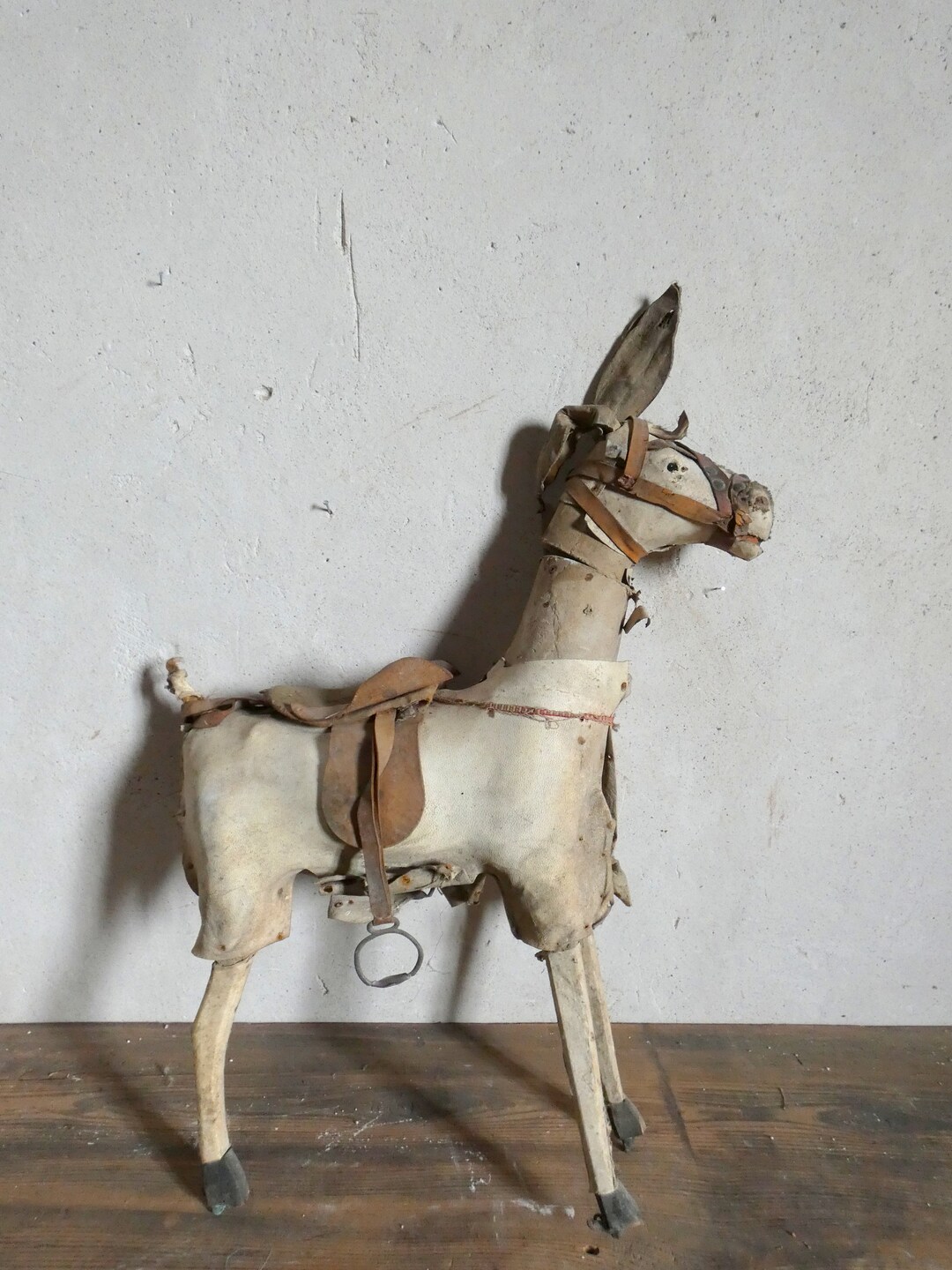 Antique French Donkey Horse Pull Toy Roullet Et Decamps Ca 1890 - Etsy
