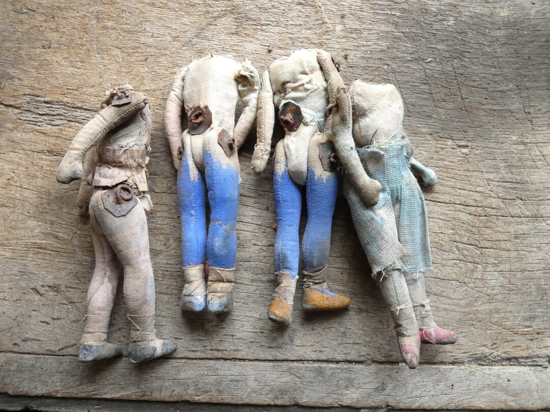 Antique Early Theater Puppets Marionettes Group of Four - Etsy