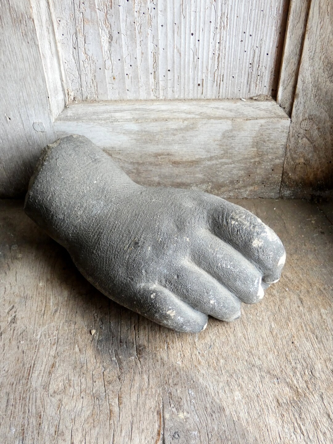 Stone Hand Life Size Antique 18th 17th Pierre Serena Hand Carved Stone ...