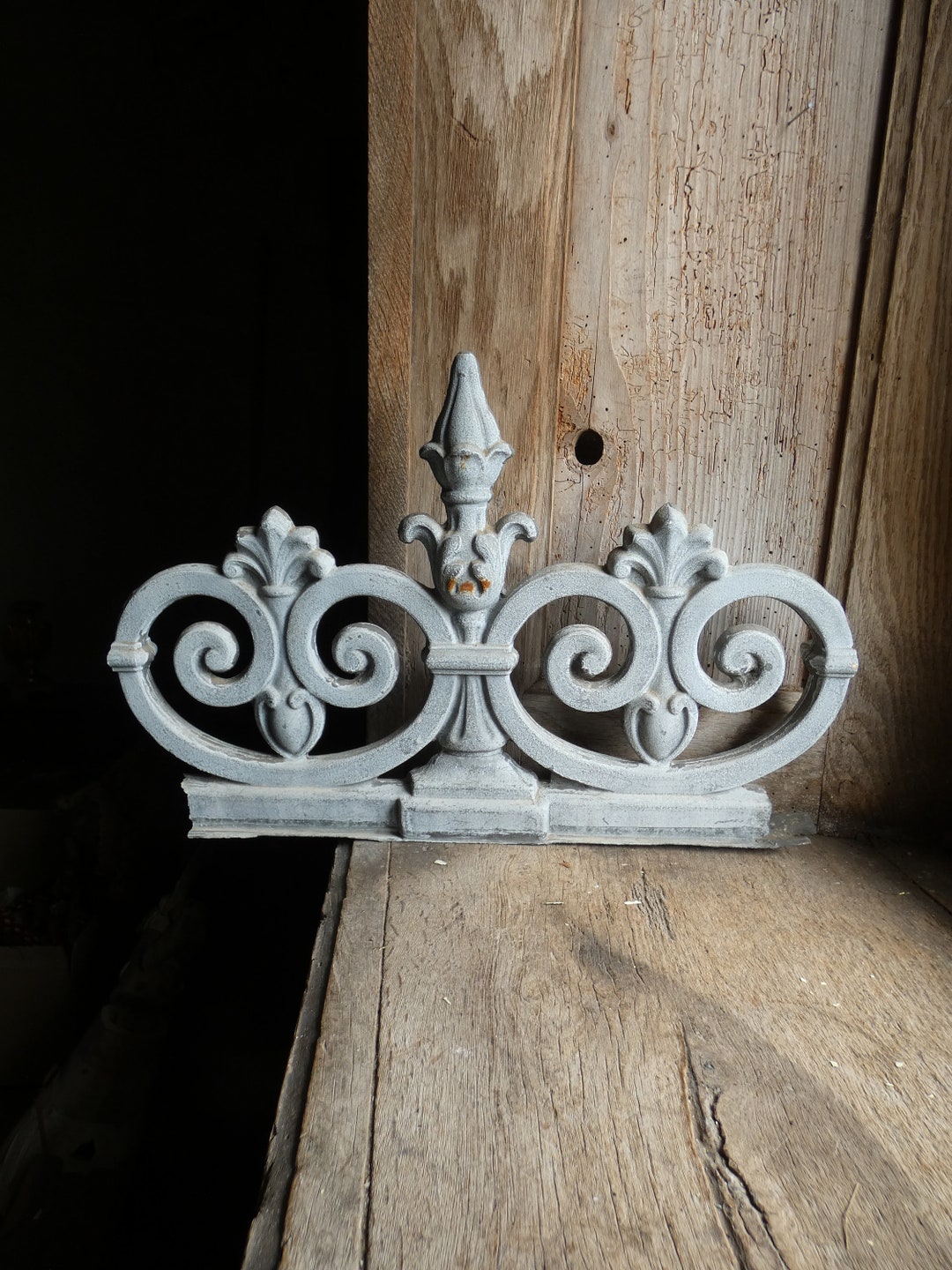 Antique French Zinch Ornament Finial Architectural Salvage - Etsy