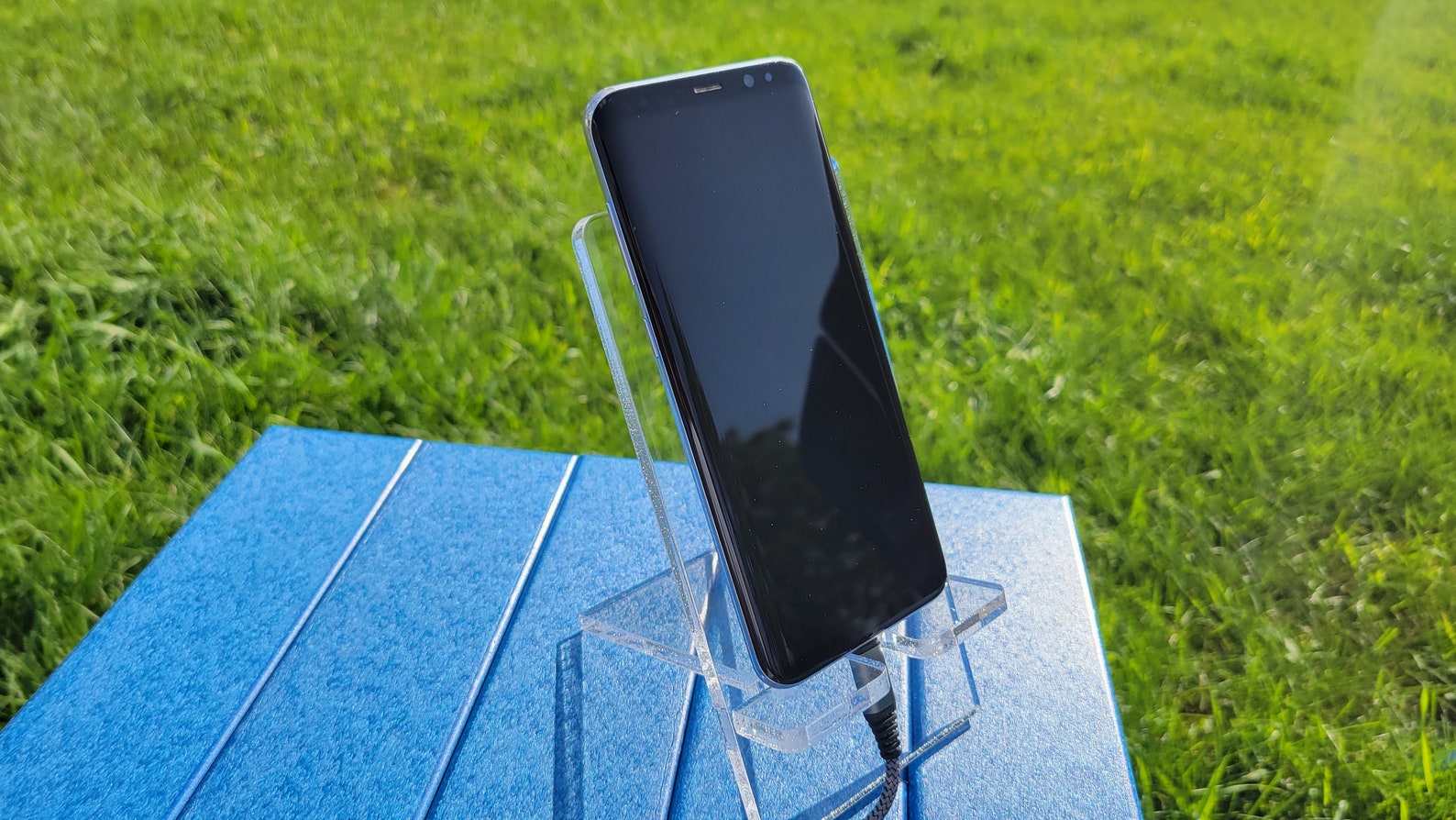 Personalized Elegance: 1/4 THICK Customizable Acrylic Phone Stand for ...