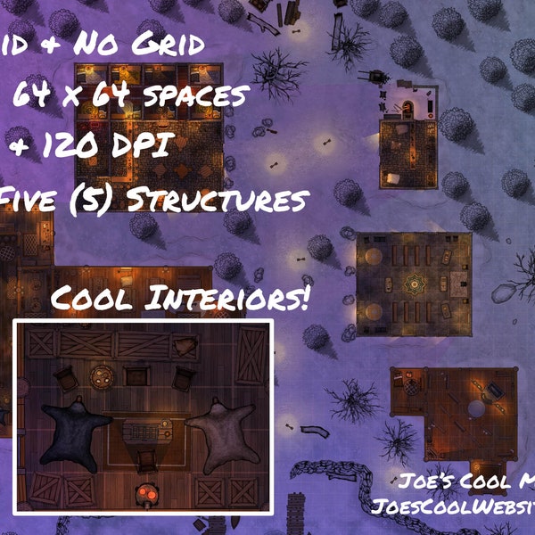 Ttrpg Grid Map - Etsy