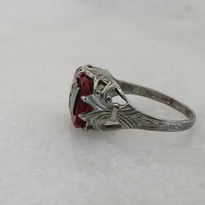 Art Deco Sterling Daughters of Rebekah Ring Odd Fellows Fraternal Order ...
