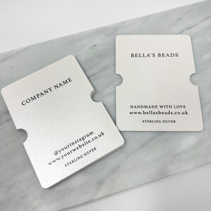 Custom Branded Jewellery Display Cards: Earring & Necklace Cards ...