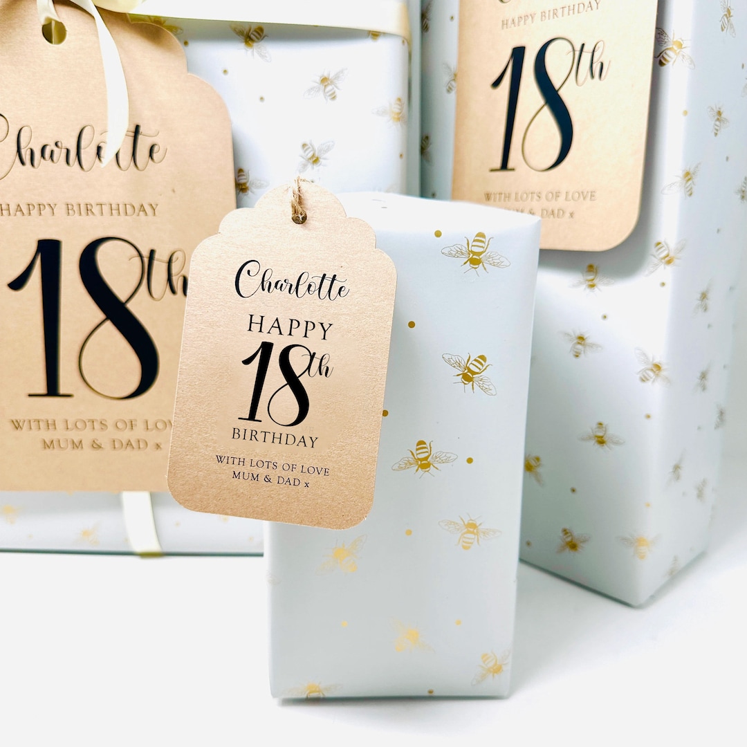Jumbo Large Gift Tag, Giant Personalised Gift Tag Card for Gift ...