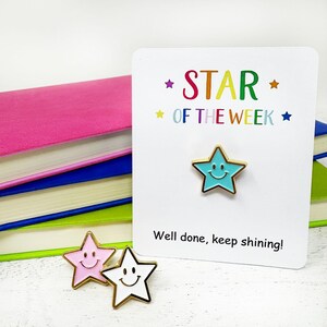 Star of the Week Pin Badge: Teacher Reward, Pupil Gift - Etsy