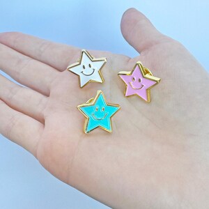 Star of the Week Pin Badge, Teacher Reward, Teacher Gift, Fun Star Face ...