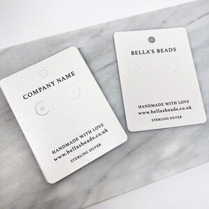 Custom Branded Jewellery Display Cards: Earring & Necklace Cards ...