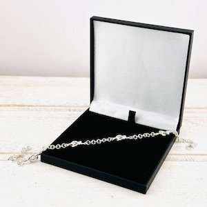 Friendship Knot Sterling Silver 925 Chain Bracelet, Friendship Gift ...