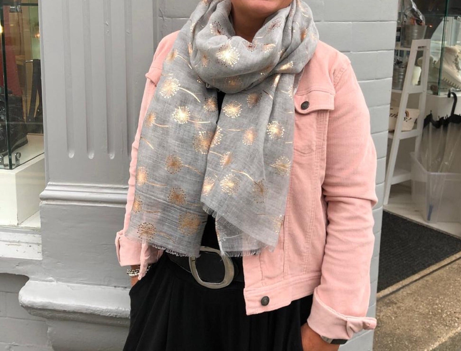 Dandelion Scarf Wrap Shawl Dandelion Flower Foil Print - Etsy