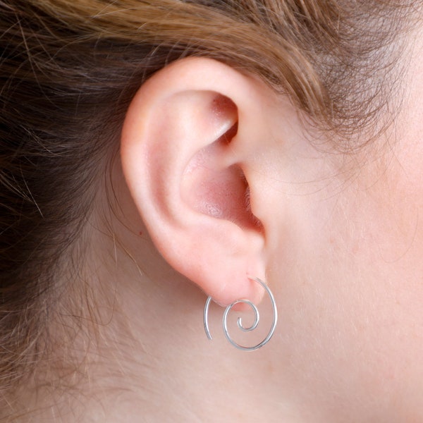 Spiral Earrings - Etsy