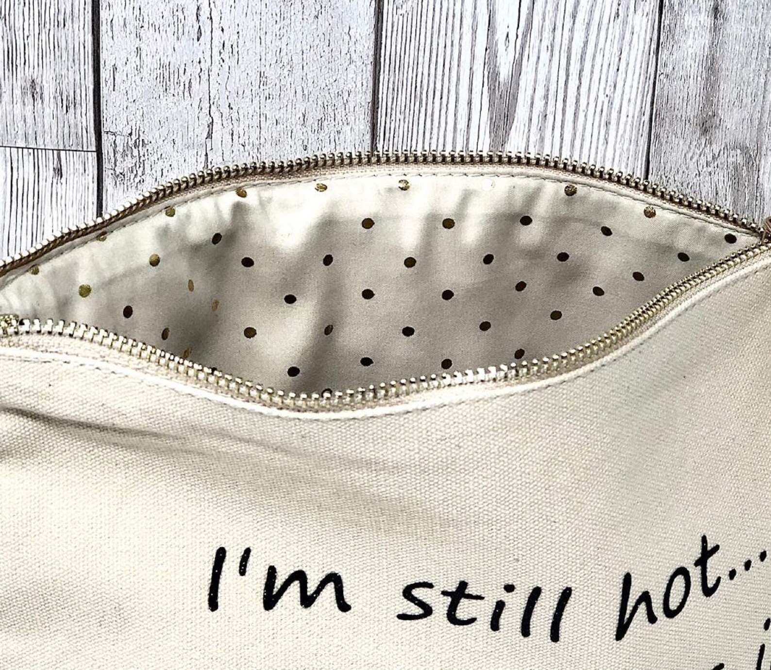 Hot Flush Fun Make up Bag Menopause Quote Slogan Bag Fun - Etsy