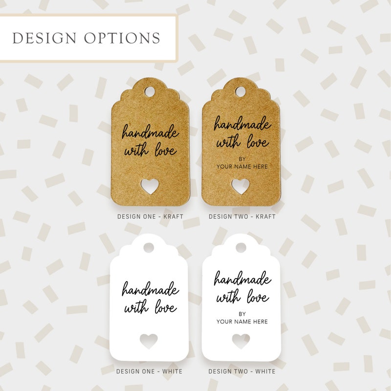 Handmade Tags - Etsy