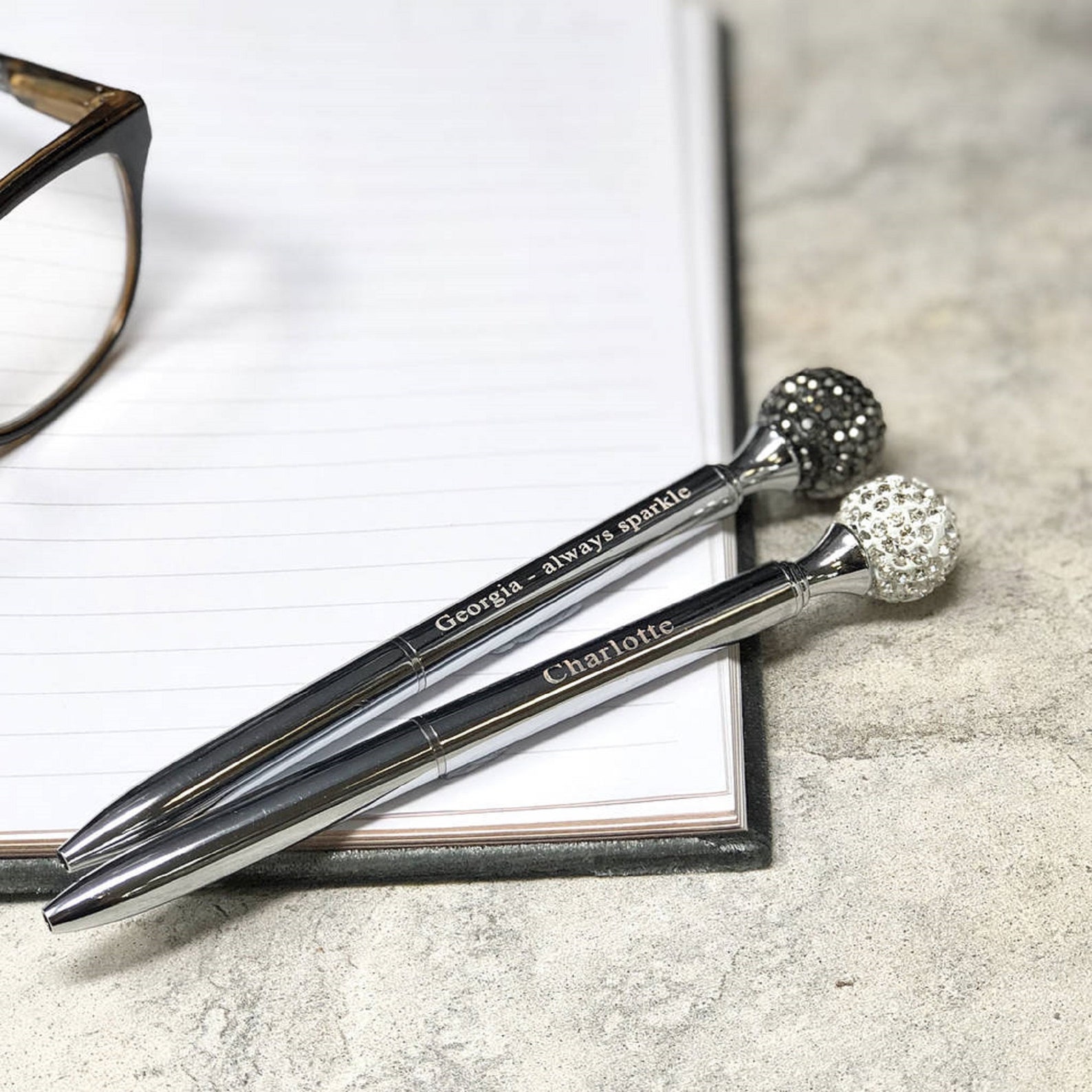 Personalised Crystal Ball Pen Personalised Gift Perfect | Etsy