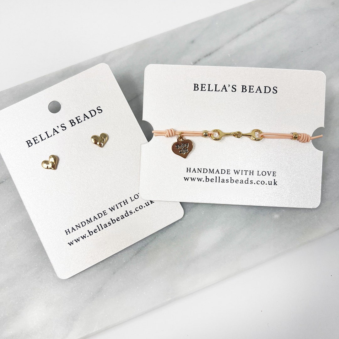 Custom Branded Jewelry Display Cards: Earring & Necklace Cards ...