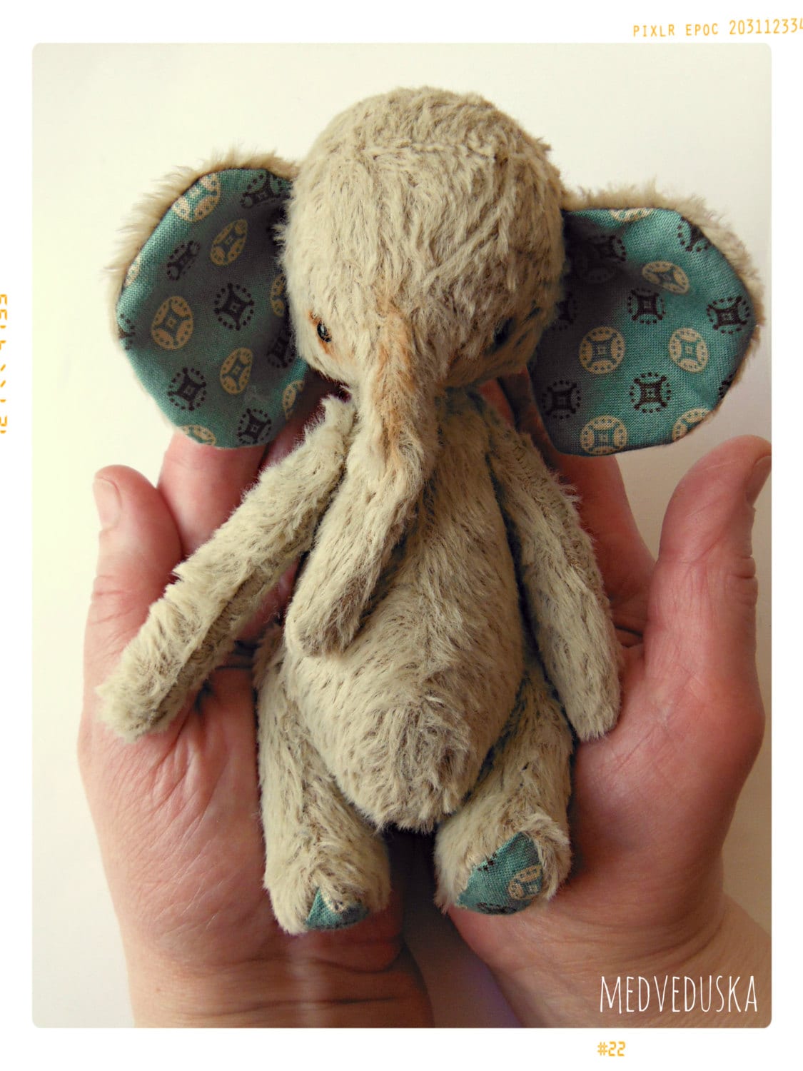 Elephant Pattern 7 Inch by Medveduska - Etsy