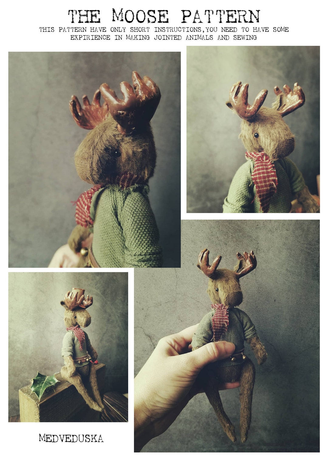 THE MOOSE PATTERN - Etsy