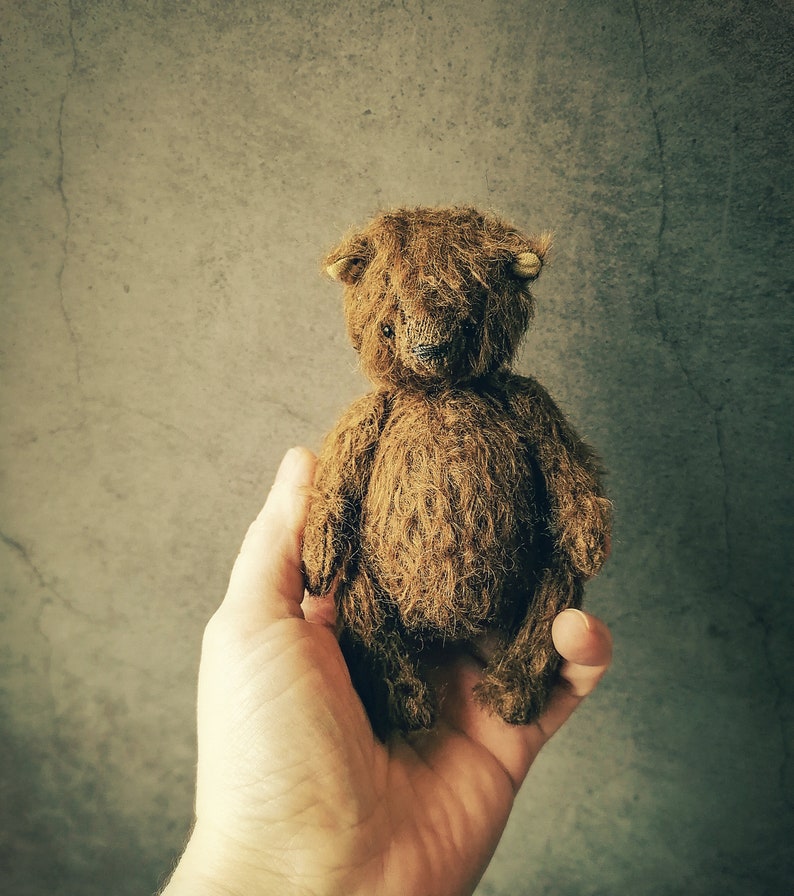 New Mohair Teddy Bear PATTERN 12cm - Etsy