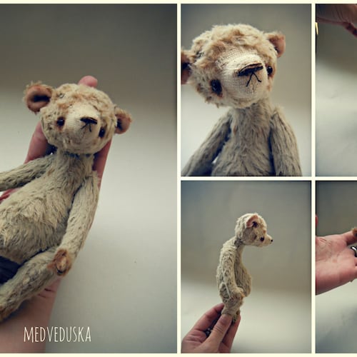 Artist Teddy Bear Pattern 6 Inch by Medveduska - Etsy