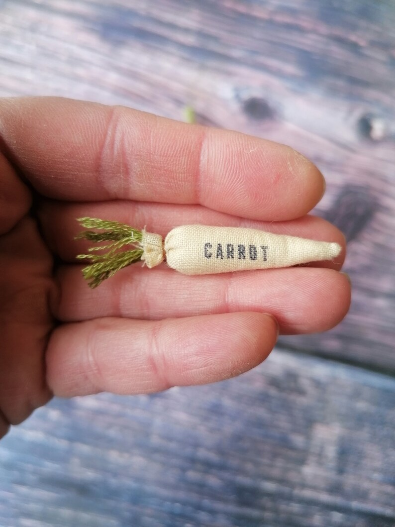 Primitive Miniature Carrot Pattern - Etsy