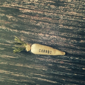 Primitive Miniature Carrot Pattern - Etsy