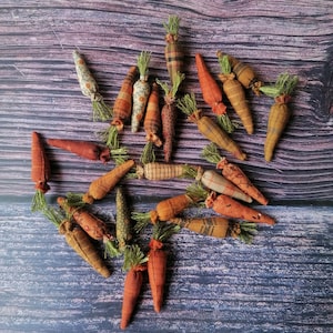 Primitive Miniature Carrot Pattern - Etsy