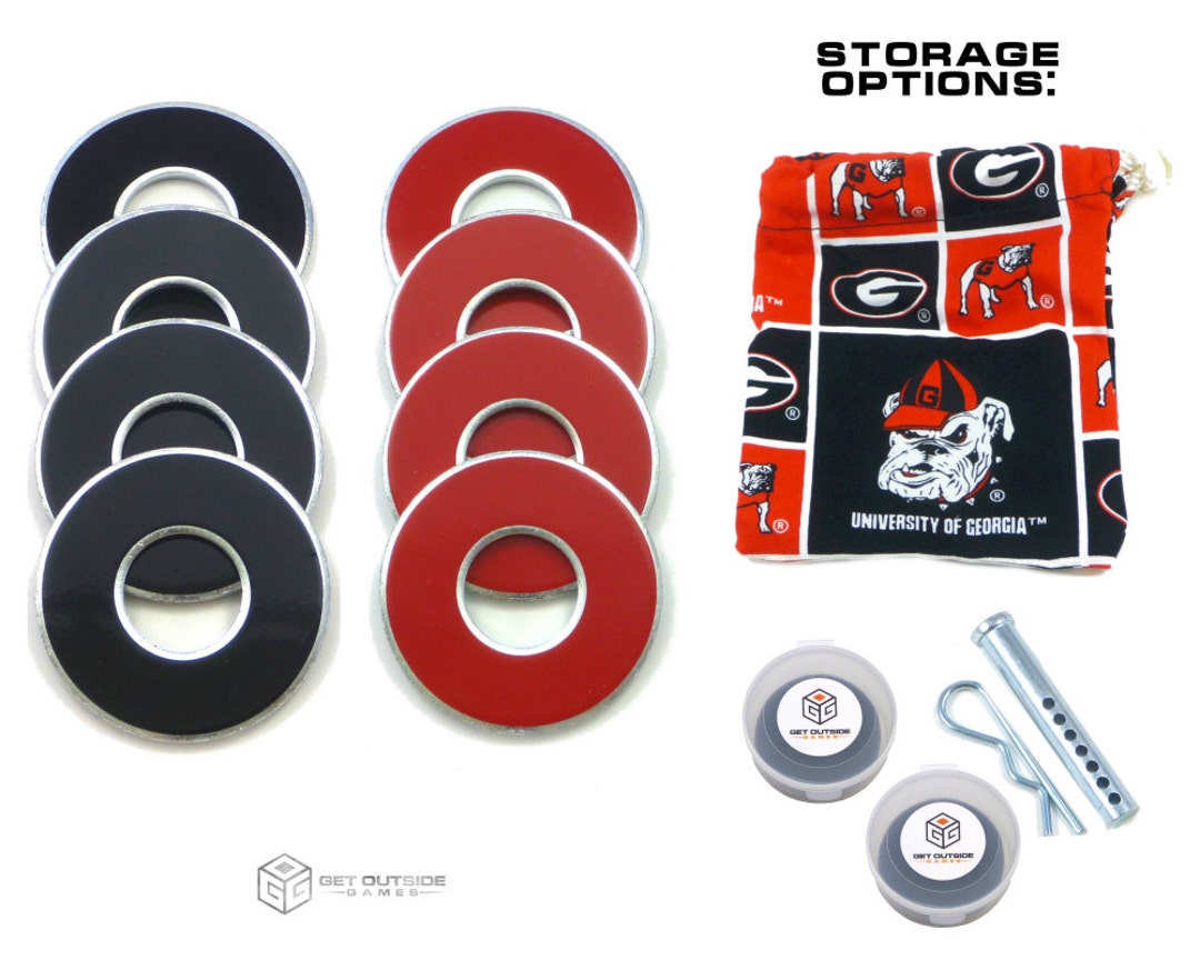 8 Georgia Bulldogs Color VVashers w/ Storage Options Washer - Etsy.de