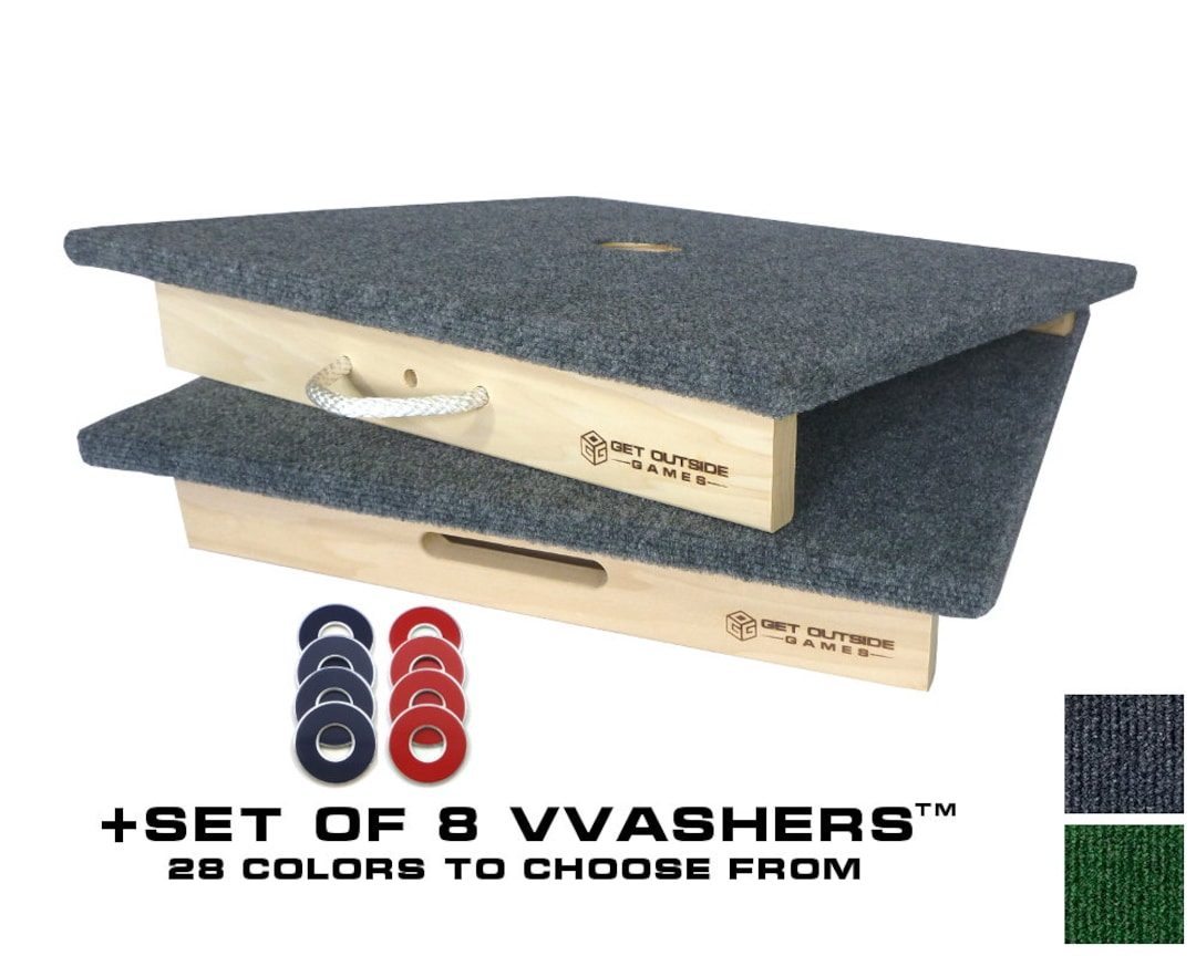 24x24 Full Size Premium 1 Hole Washer Toss Washers Game Boards W/ 8 ...