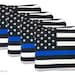 4 Thin Blue Line Flag Premium Cornhole Bags Corn or All Weather With ...