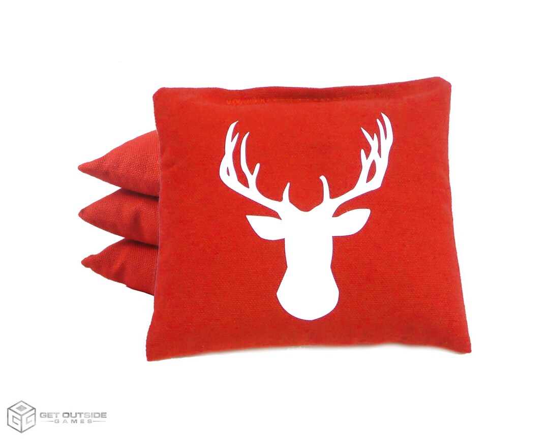 4 Deer Classic Series Cornhole Bags | Corn or All Weather With Color ...