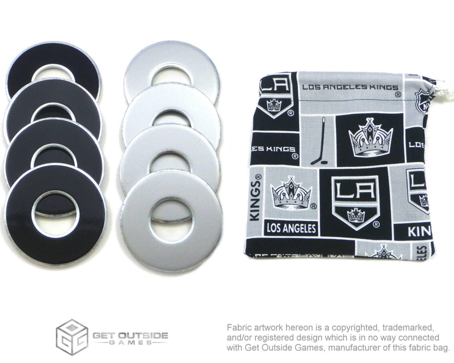 8 Vvashers W Nhl Team Fabric Bag Washer Toss Game Washers Etsy