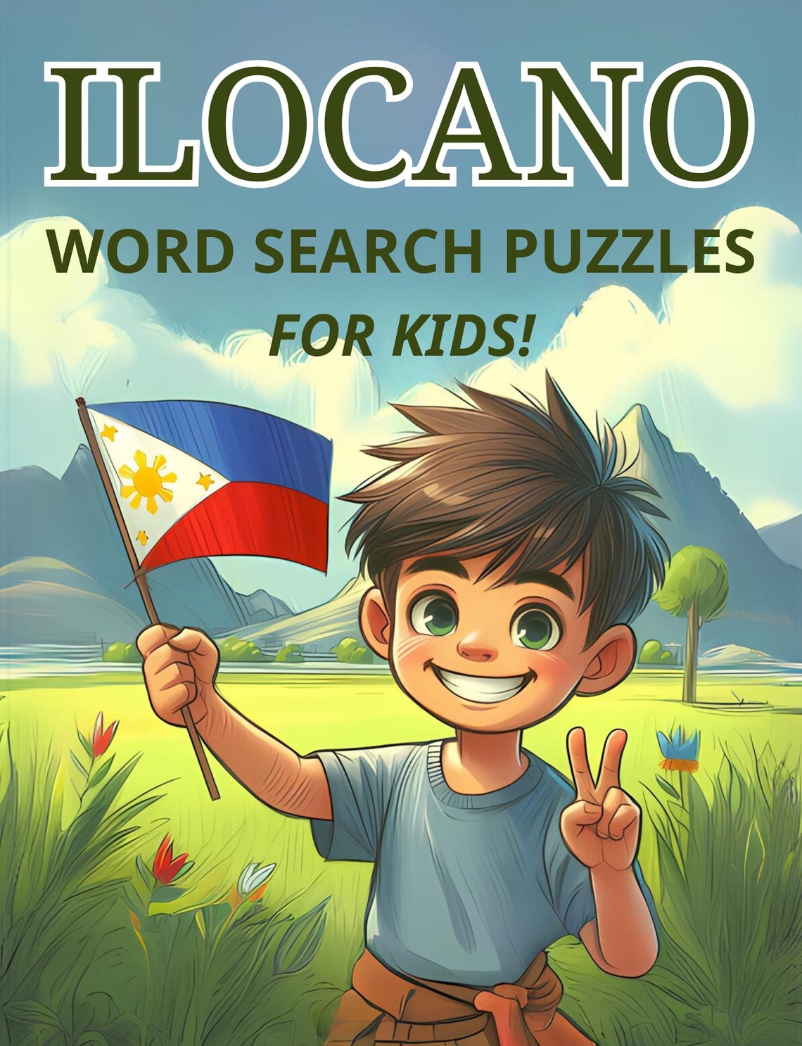 Ilocano Book for Kids: Word Search Puzzles Download Filipino Language ...