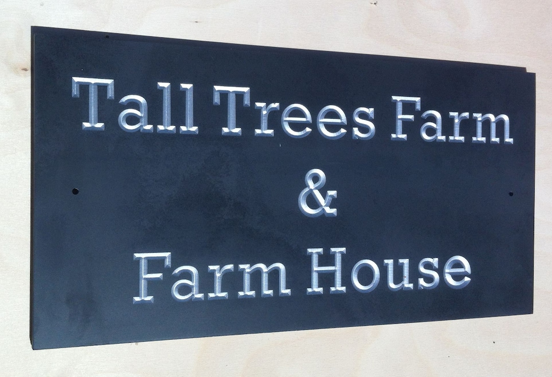 Personalised Farm Name Sign Plaque - Etsy UK