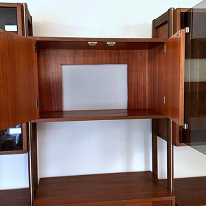 Mid Century Modern MCM Danish Styles Free Standing 3 Bay Wall Unit - Etsy