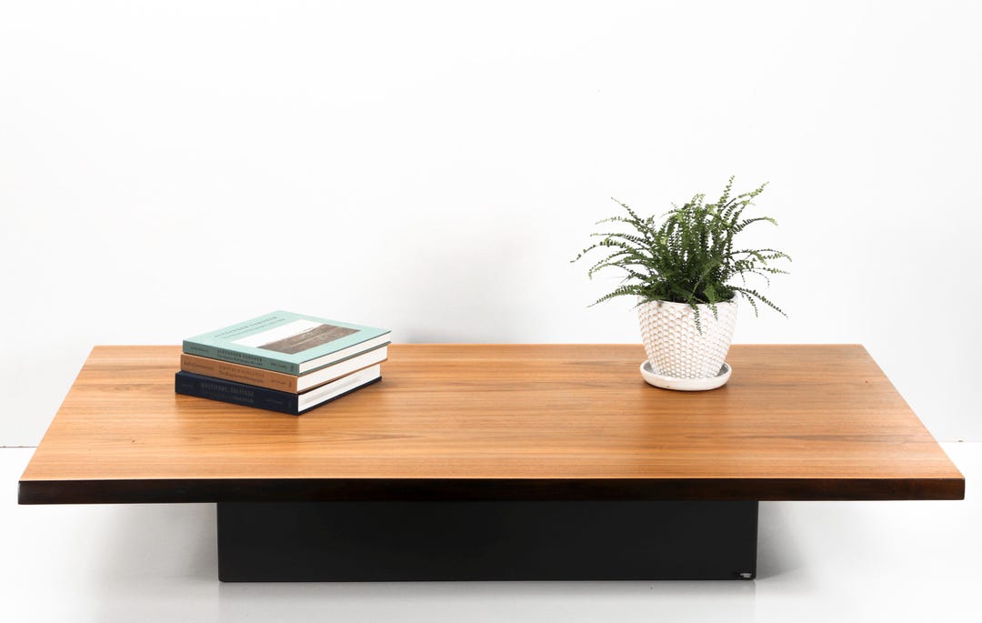 Modern Italian Walnut Coffee Table Idem by Cattelan Italia Philip ...