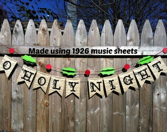 Elf Bunting / Clothes Line Garland / Christmas Banner / | Etsy