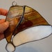 Handmade Stained Glass Santa Hat, Holiday Sun Catcher - Etsy