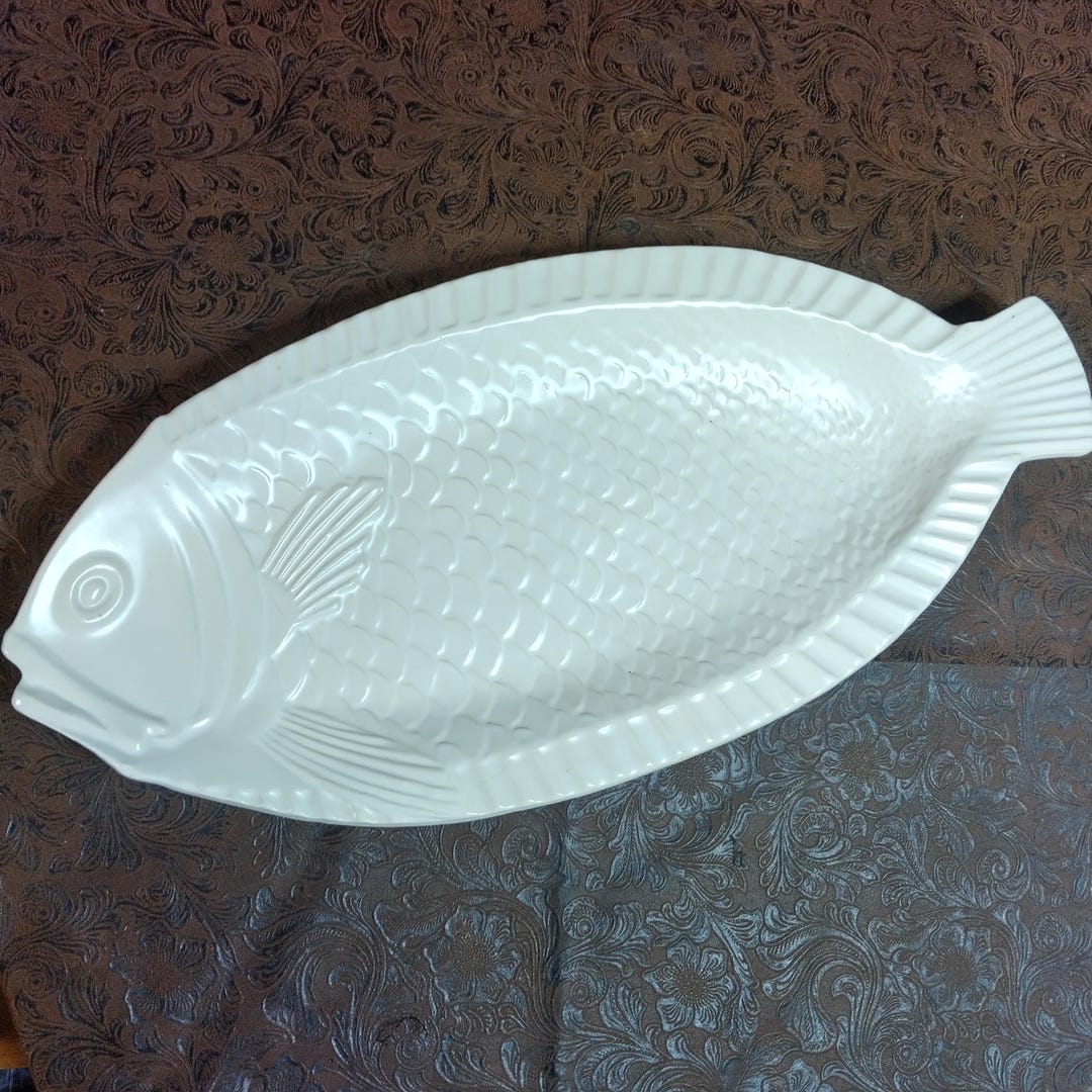 Fish Platter Marked USA, Lake Decor Cabin Core - Etsy