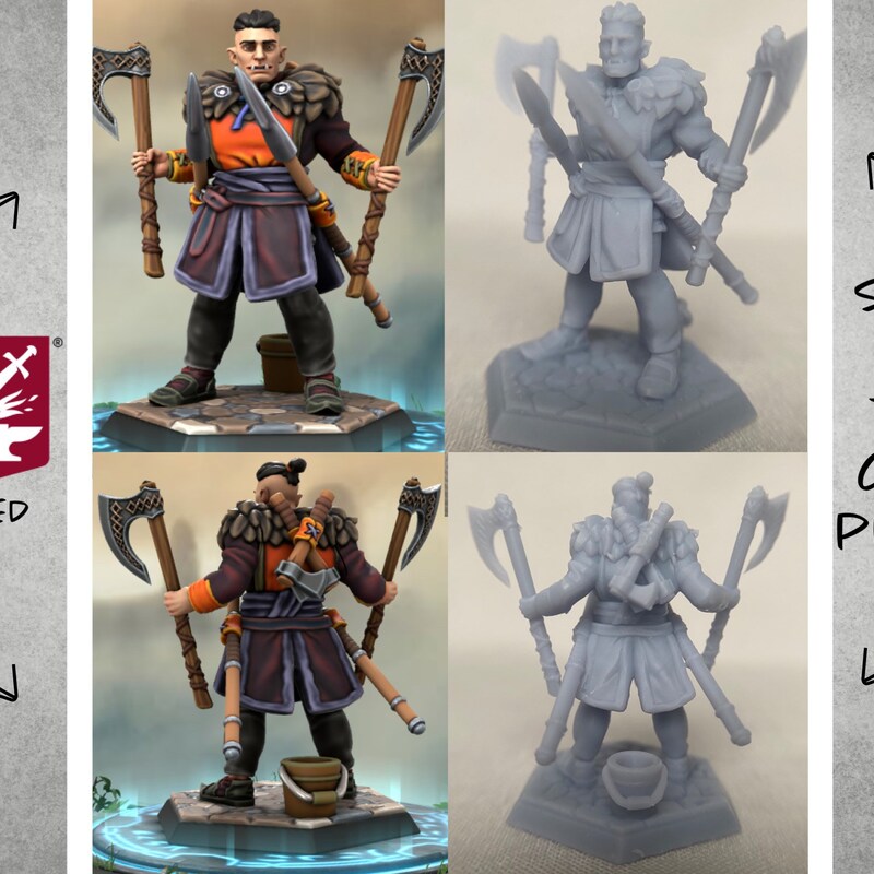 Hero Forge Custom Miniatures - Etsy