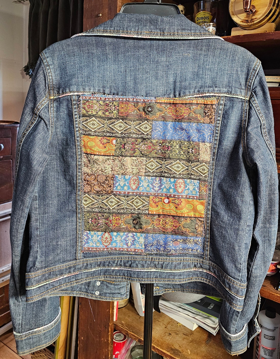 Upcycled Jean Jacket - Etsy