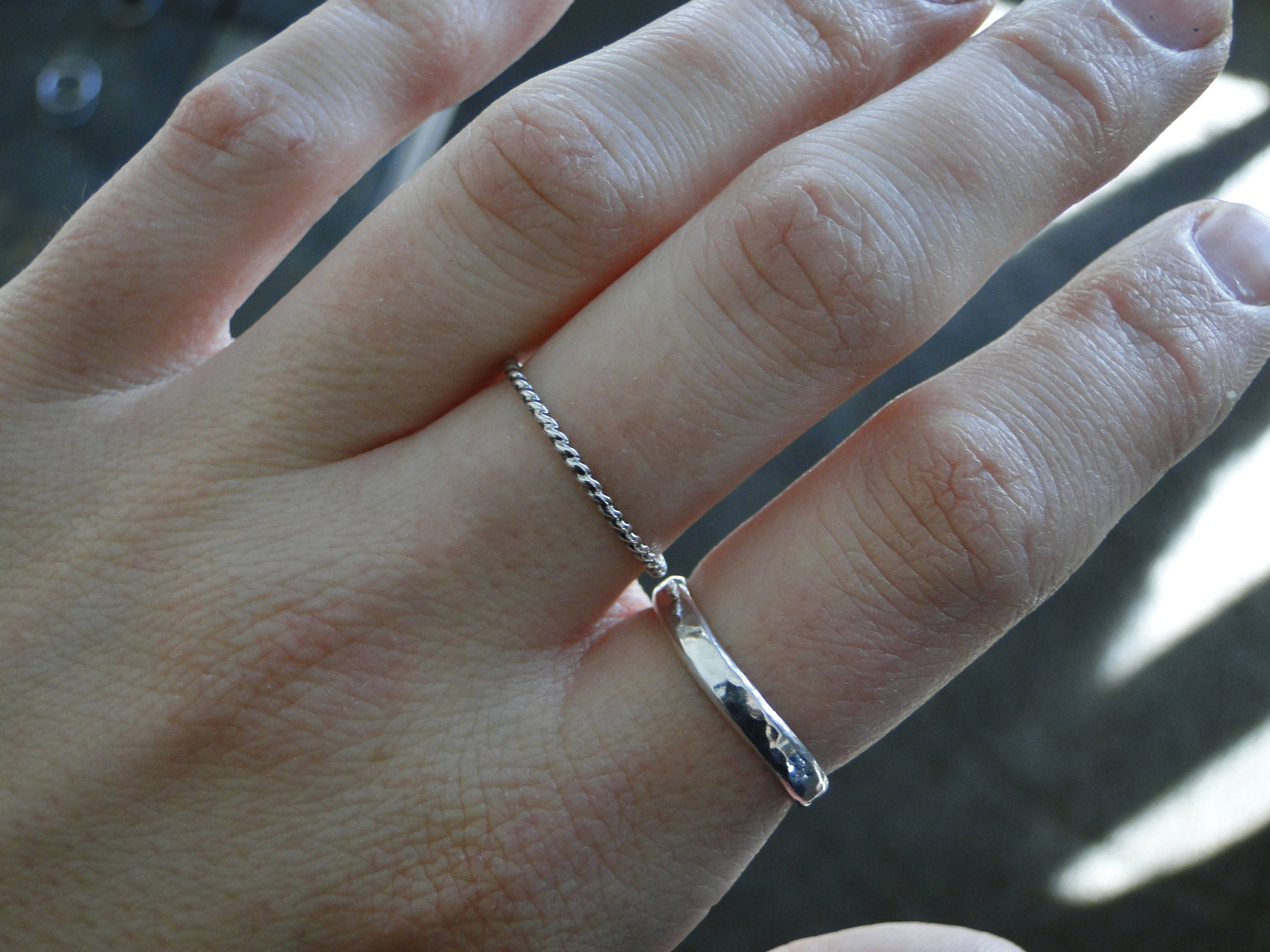 Twisted Rope Stacking Ring Stacking Ring Stacker Ring | Etsy