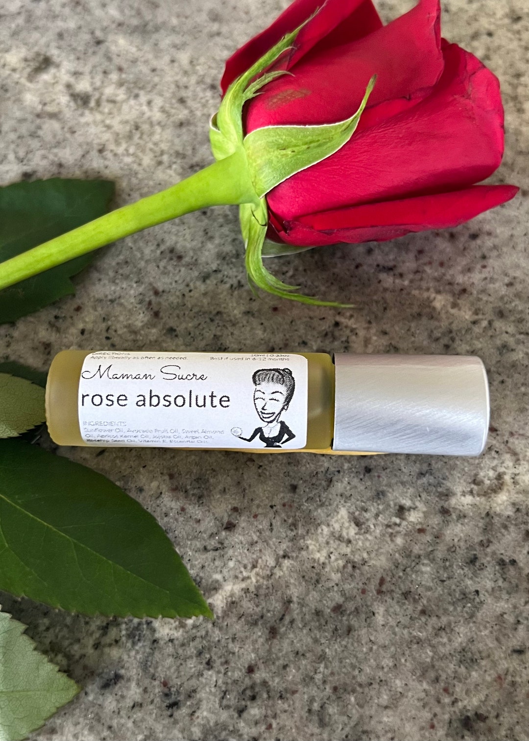Handcrafted Moroccan Rose Absolute Natural Perfume Roll on Aromatherapy ...